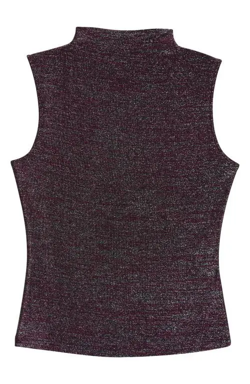 Veronica Beard Alora Metallic Sleeveless Knit Top