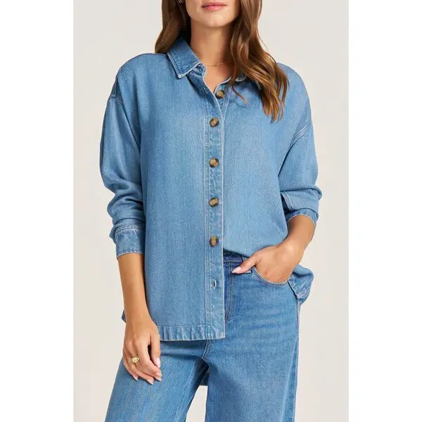 Matty M. Peak View Relaxed Fit Button-up Shirt
