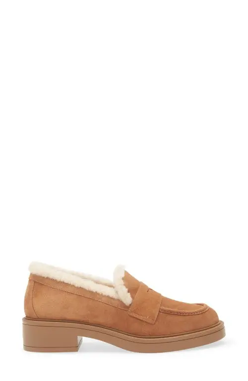 STUART WEITZMAN Celia Lite Genuine Shearling Loafer