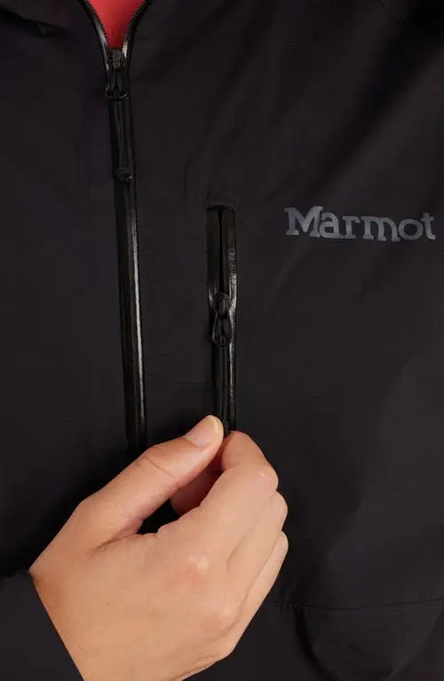 MARMOT Superalloy Bio Packable Rain Jacket - Black