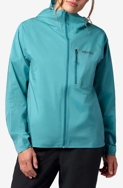 MARMOT Superalloy Bio Packable Rain Jacket - Galapagos Blue