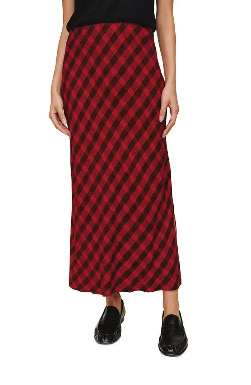 Bella Dahl Plaid Maxi Skirt
