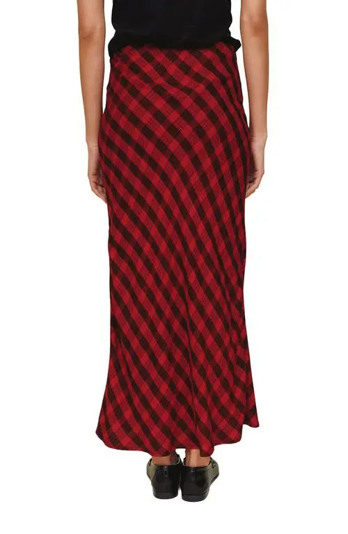 Bella Dahl Plaid Maxi Skirt