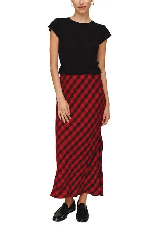 Bella Dahl Plaid Maxi Skirt
