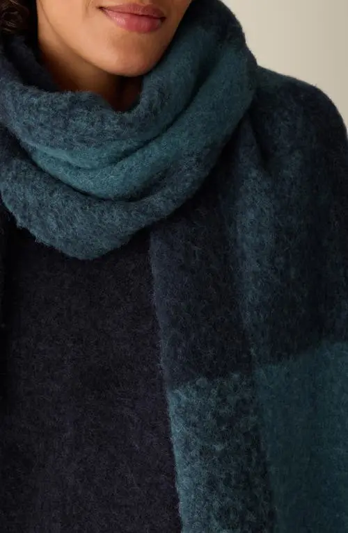 Eileen Fisher Alpaca & Virgin Wool Blend Scarf - Ink