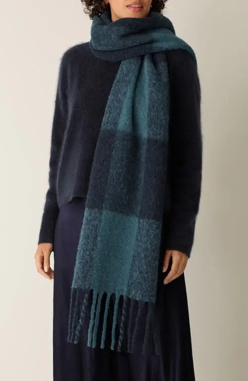 Eileen Fisher Alpaca & Virgin Wool Blend Scarf - Ink