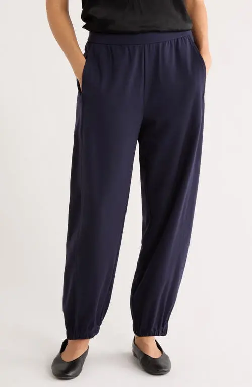Eileen Fisher Lantern Ankle Ponte Joggers
