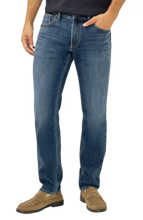 SILVER JEANS CO. Konrad Slim Straight Leg Jeans - Holborn