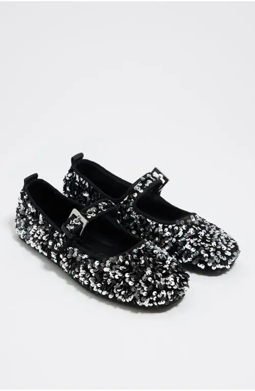Bimba Y Lola Sequin Ballerina