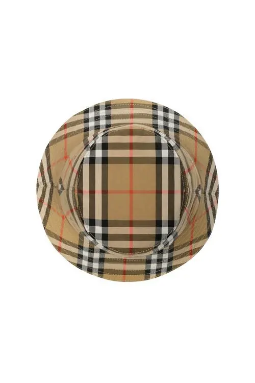 Burberry Check Cotton Bucket Hat