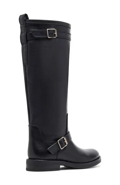 Steve Madden Buckled Mid-calf Boots - Black Leather