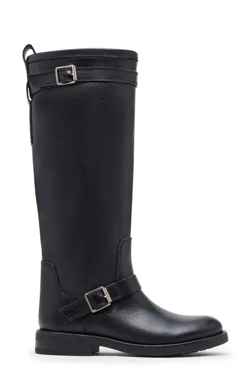 Steve Madden Buckled Mid-calf Boots - Black Leather