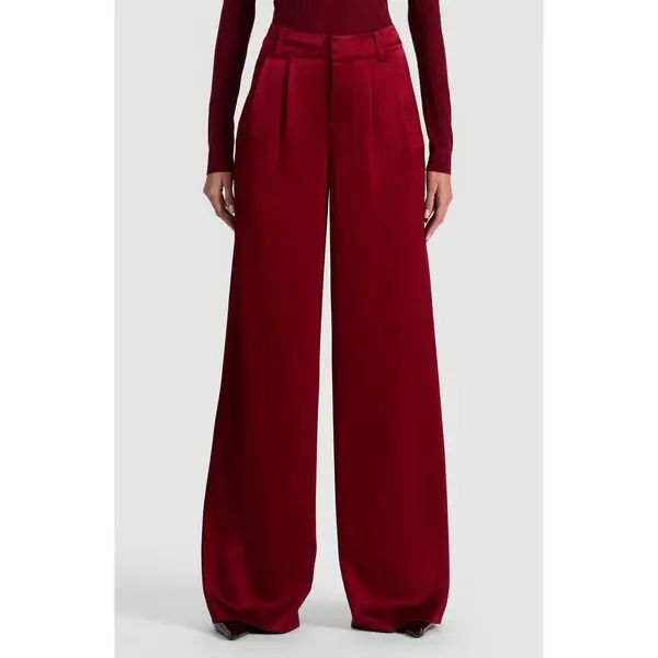 Alice + Olivia Kennedy Double Pleat Pants