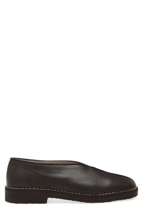 LEMAIRE Piped Crepe Slipper Loafer