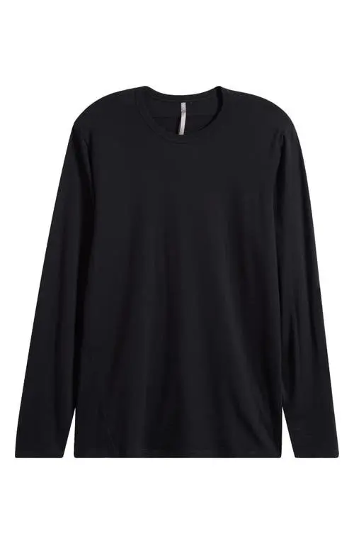 Veilance Frame Long-sleeve Wool-blend T-shirt - Black