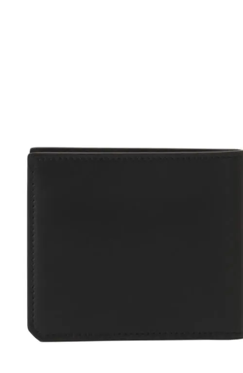 LANVIN Compagnon Leather Wallet - Black