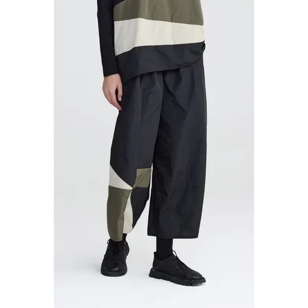 LUUKAA Cropped Graphic Pants