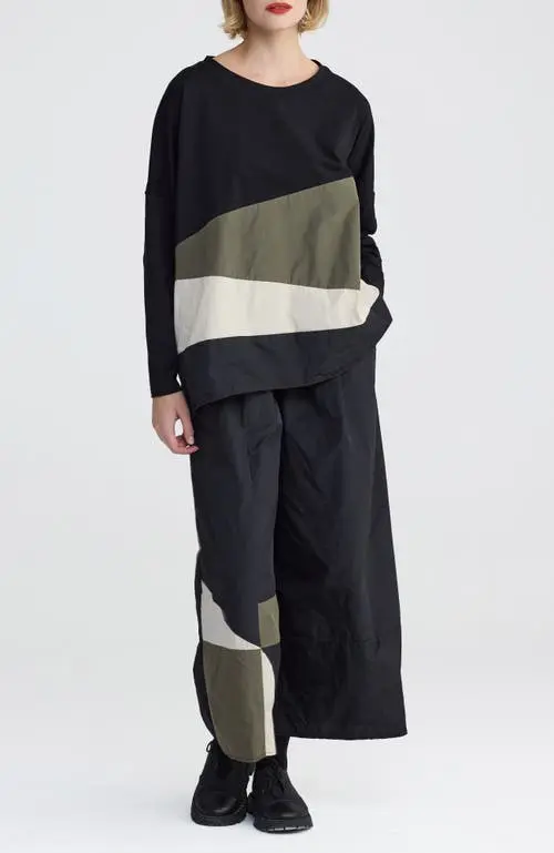 LUUKAA Cropped Graphic Pants