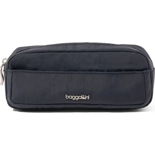 BAGGALLINI Long Pocket Cosmetic Bag - French Navy