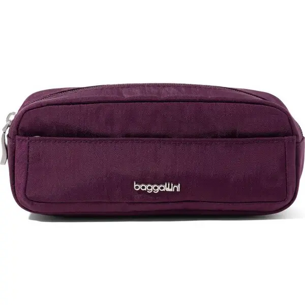 BAGGALLINI Long Pocket Cosmetic Bag - Mulberry