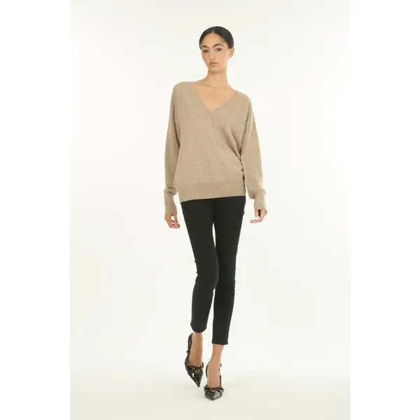 SECRET PON-PON Haven Pullover Sweater - Taupe