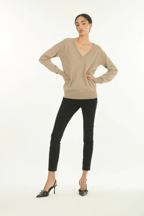SECRET PON-PON Haven Pullover Sweater - Taupe