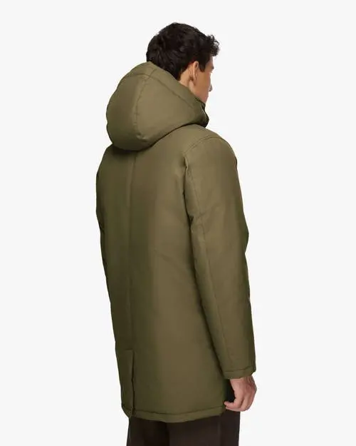 QUARTZ CO. Labrador Hooded Down Winter Jacket - Sage