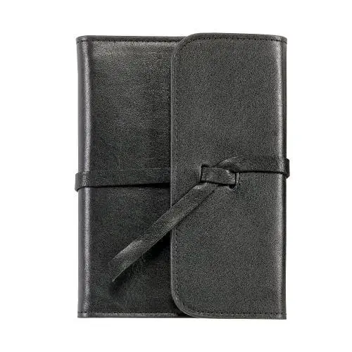 GRAPHIC IMAGE 7" Leather Wrapped Refillable Journal - Onyx