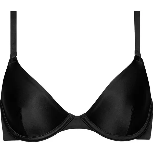 CUUP The Plunge Satin - Black Shine