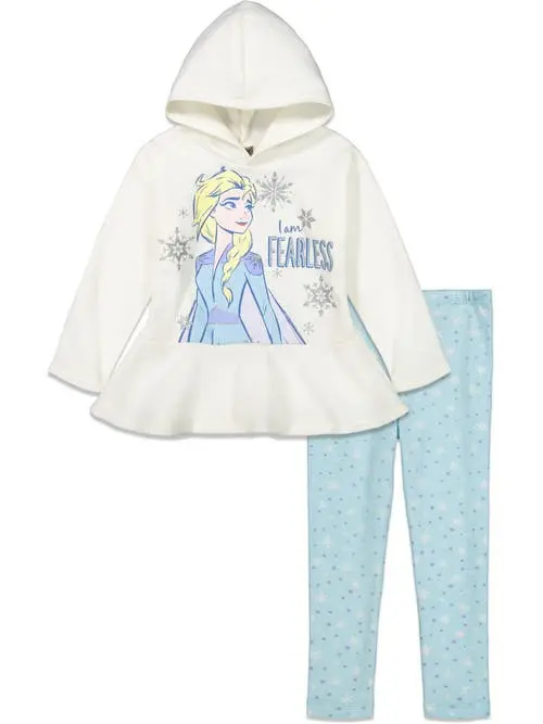 Disney Queen Elsa Pullover Hoodie & Leggings Set - White