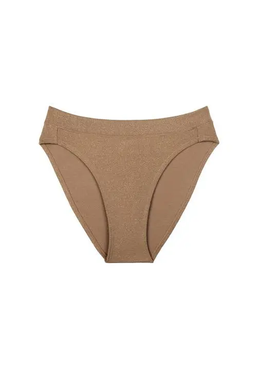 CUUP The Brief Lurex - Taupe Sparkle