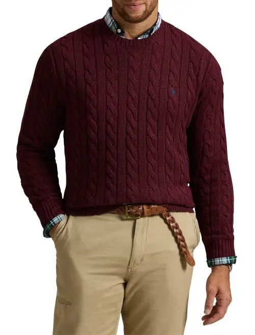 Polo Ralph Lauren Cable-knit Sweater - Mulberry Jam