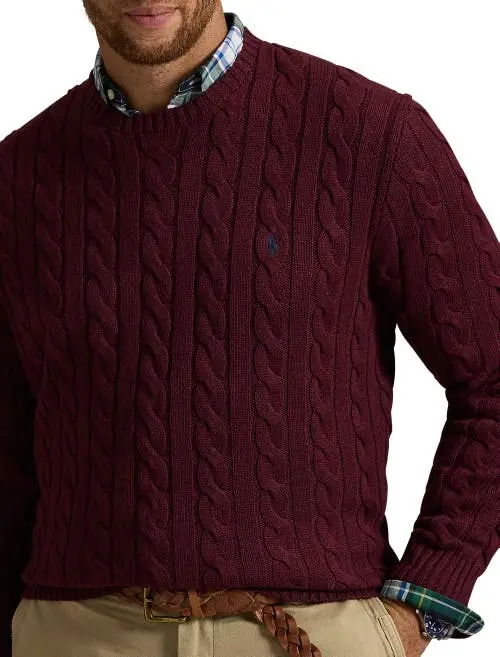 Polo Ralph Lauren Cable-knit Sweater - Mulberry Jam