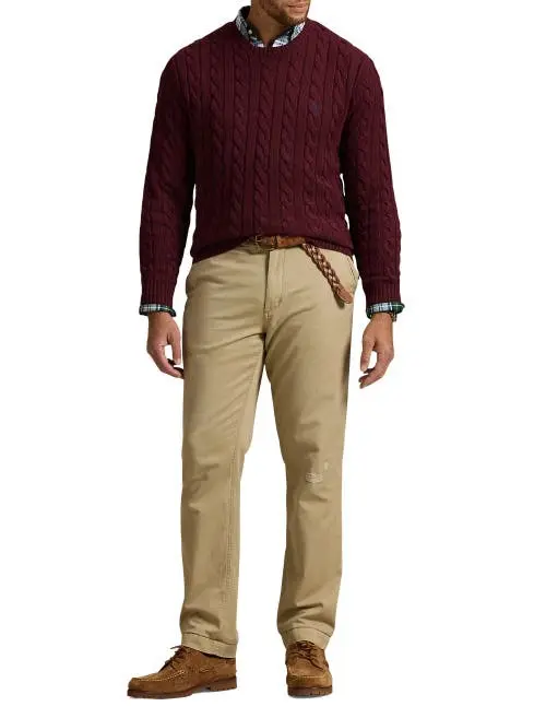 Polo Ralph Lauren Cable-knit Sweater - Mulberry Jam