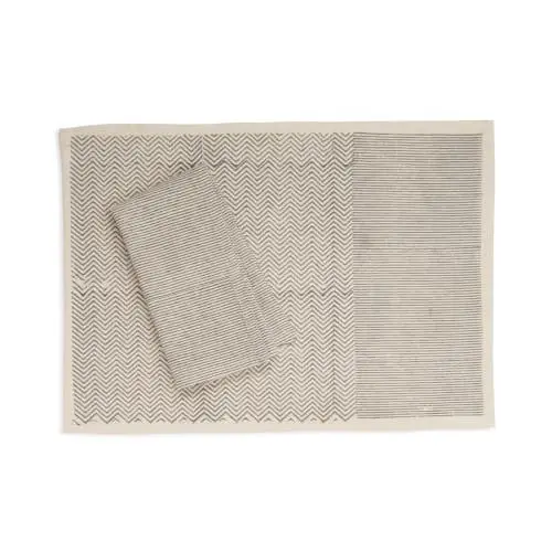 SUSTAINABLE THREADS Whisperwood Placematsset Of 4 - Aspen Slate