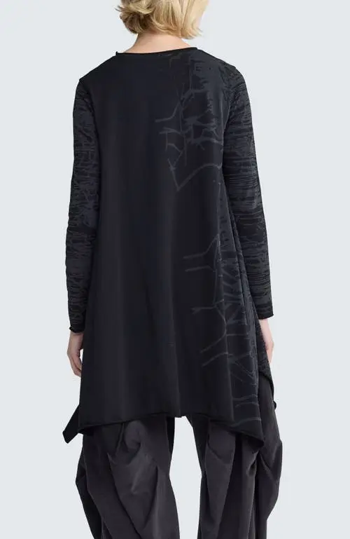LUUKAA Abstract Burnout Tunic