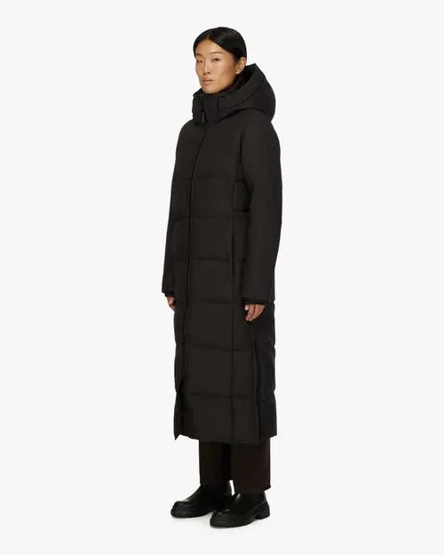 QUARTZ CO. Sofia Hooded Down Winter Jacket