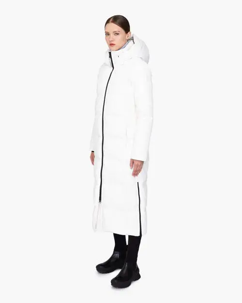 QUARTZ CO. Sofia Hooded Down Winter Jacket