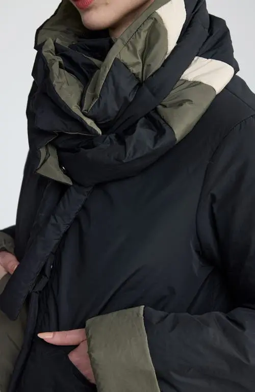 LUUKAA Anna Memory Taffeta Collar Scarf