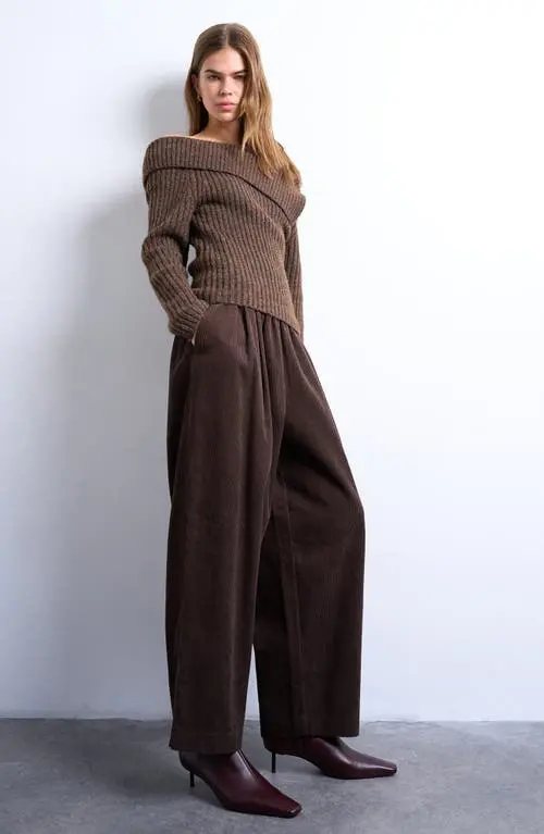 Topshop Cotton Corduroy Pants