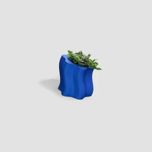 FORM & SEEK Frosting Short Planters - Blue