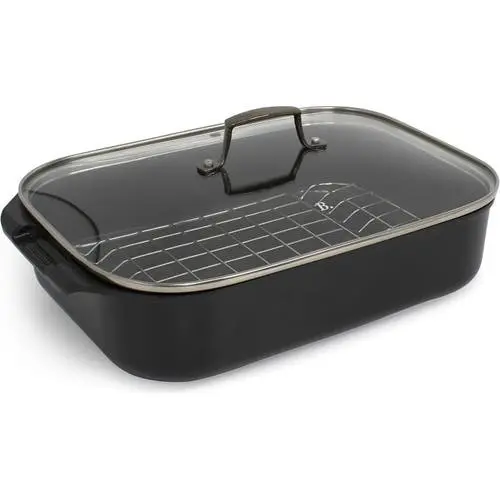 BLU. Roasting Pan With Lid And Roasting Rack