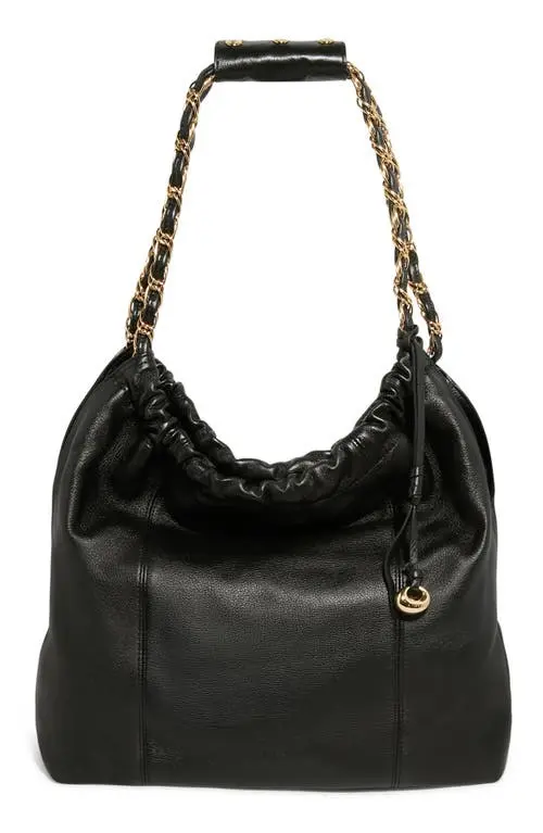 AIMEE Large Lennon Shoulder Bag - Black