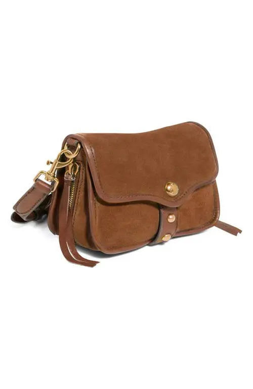AIMEE Mini Great Escape Suede Crossbody Bag - Chestnut Suede