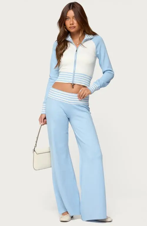 EDIKTED Clarisse Stripe Contrast Cardigan