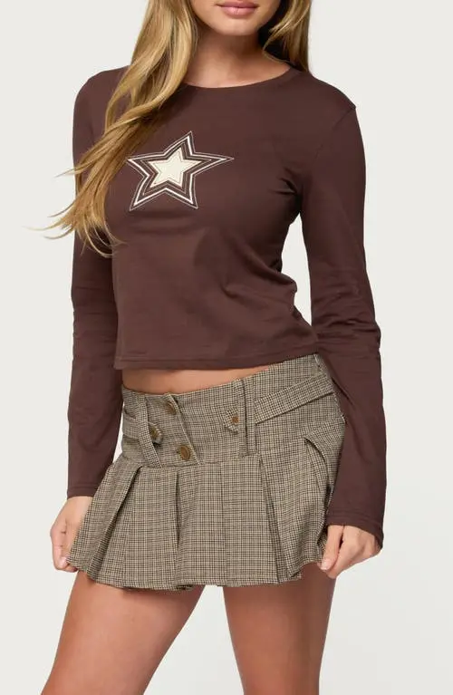EDIKTED Starlett Long Sleeve T-shirt