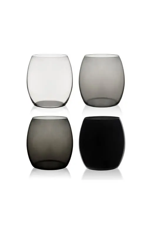 CASKATA Les Nuages Tumblers Set Of 4 - Gray