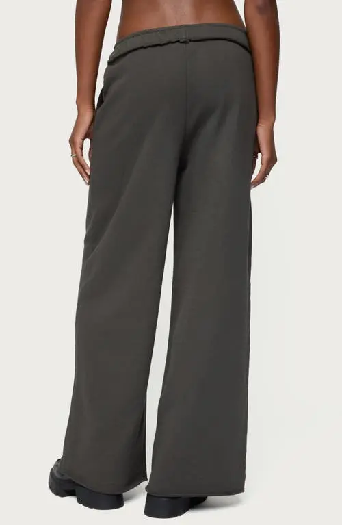 EDIKTED Studded Wide Leg Sweatpants