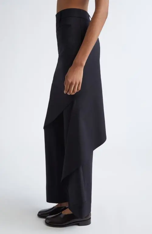 Monse Deconstructed Stretch Virgin Wool Skirt Pants