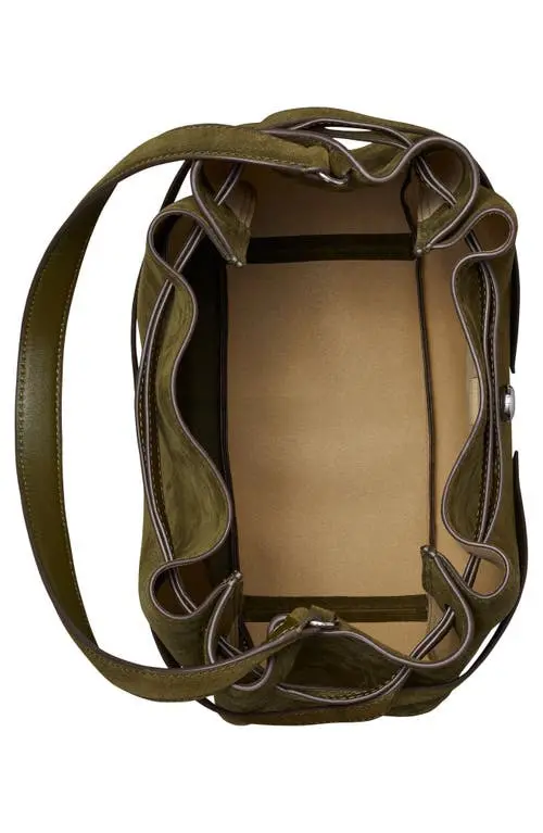 Tory Burch Romy Suede Bucket Bag - Leccio